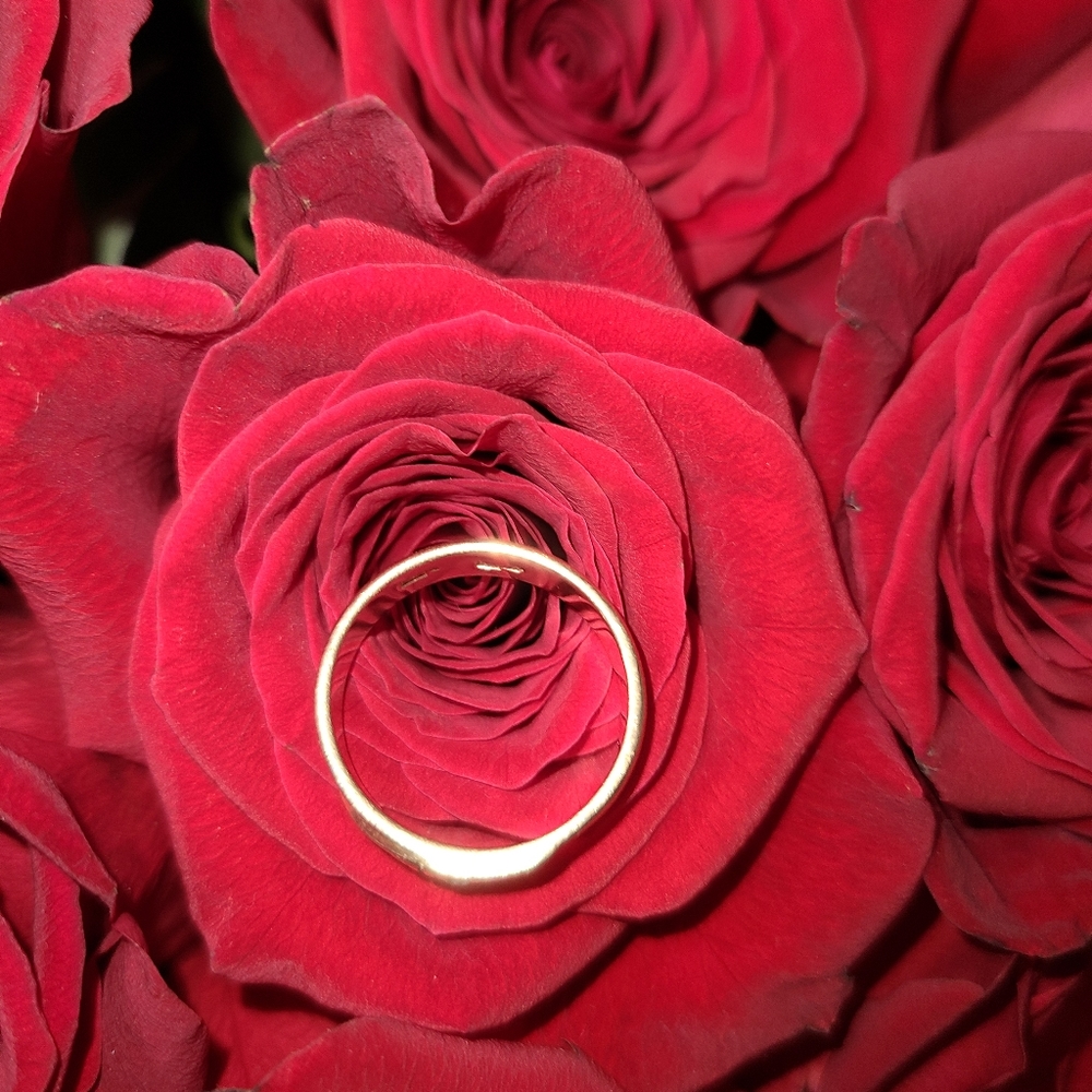 Soviet Union Russian Gold Vintage Ring - Gem